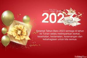 Buat Kartu Ucapan Kembang Api Tahun Baru 2023 yang Indah